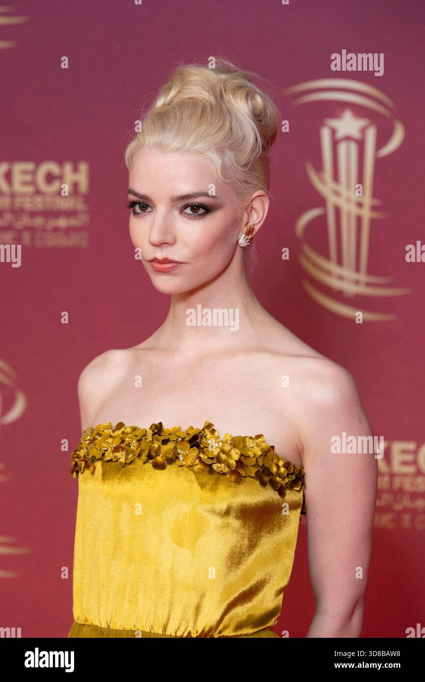 Anya Taylor-Joy attends the 22nd Marrakech International Film Festival ...