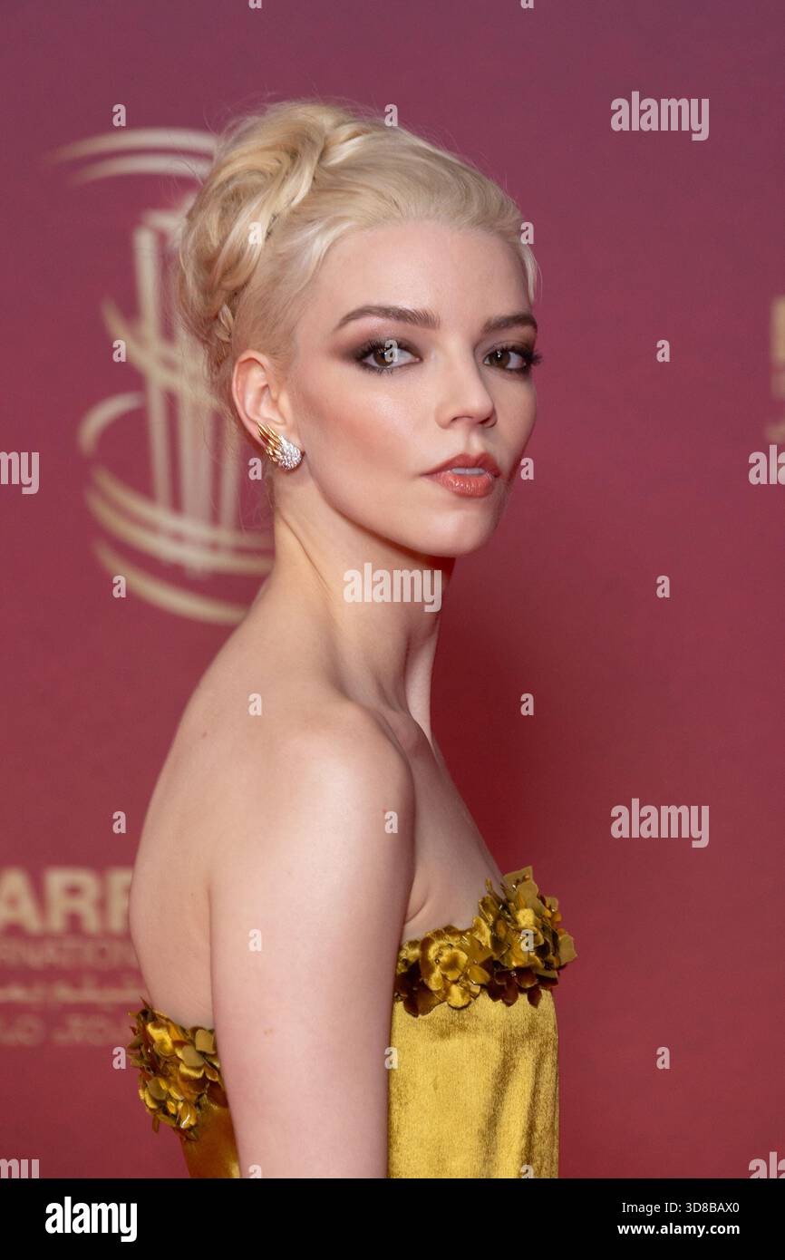 Anya Taylor-Joy attends the 22nd Marrakech International Film Festival ...