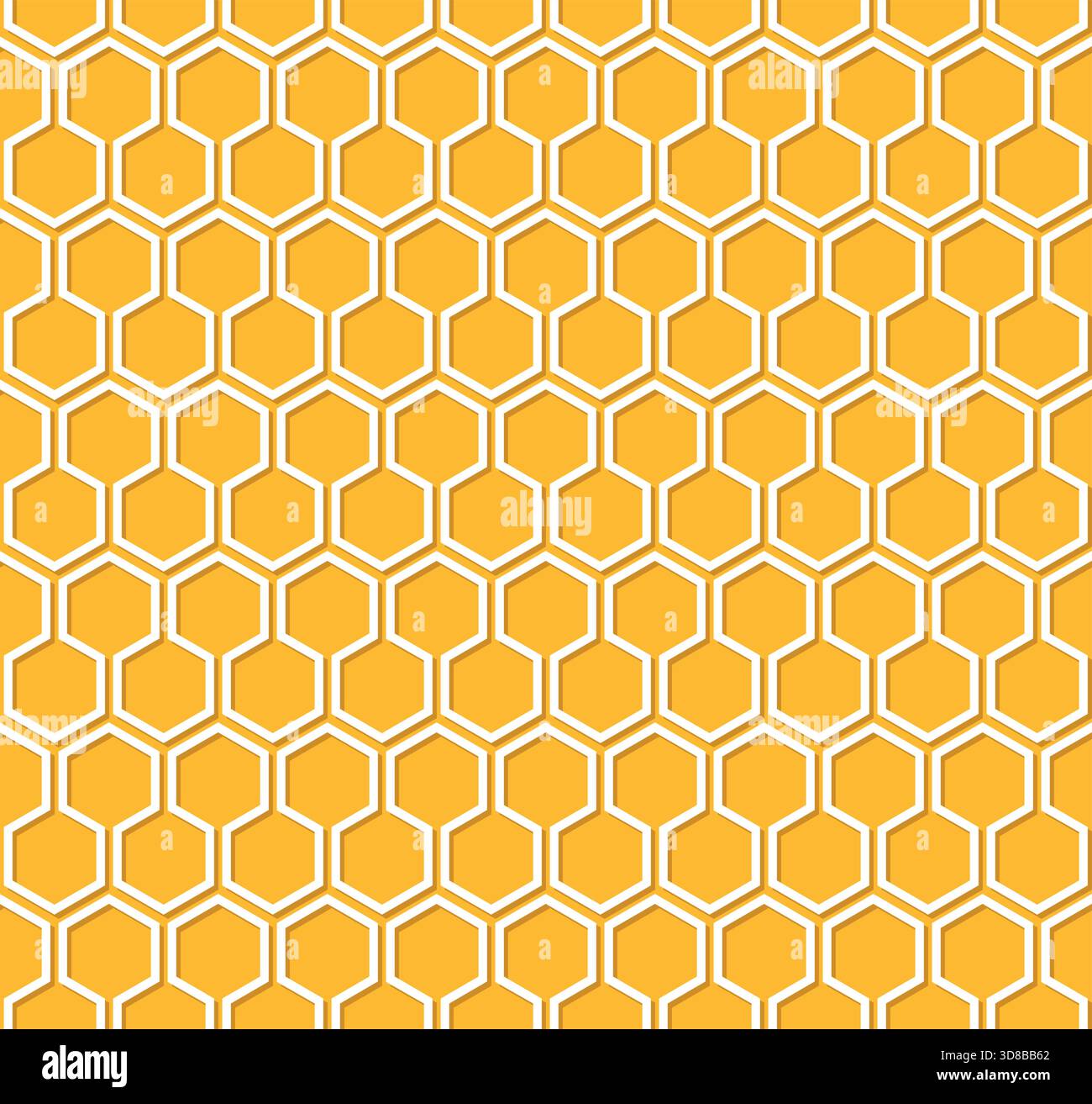 Golden honeycomb interior design print Stock Vector Images - Alamy