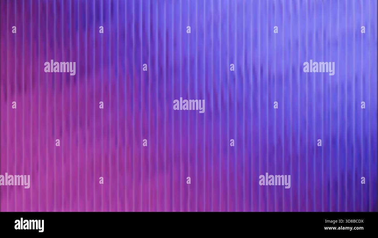 Ribbed glass background with refraction effect. Reeded glass with blue ...