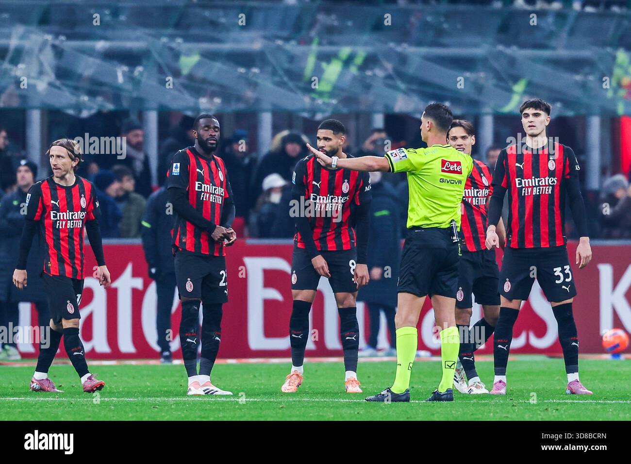 Referee Giuseppe Collu seen in action during Serie A 2025/26 football ...