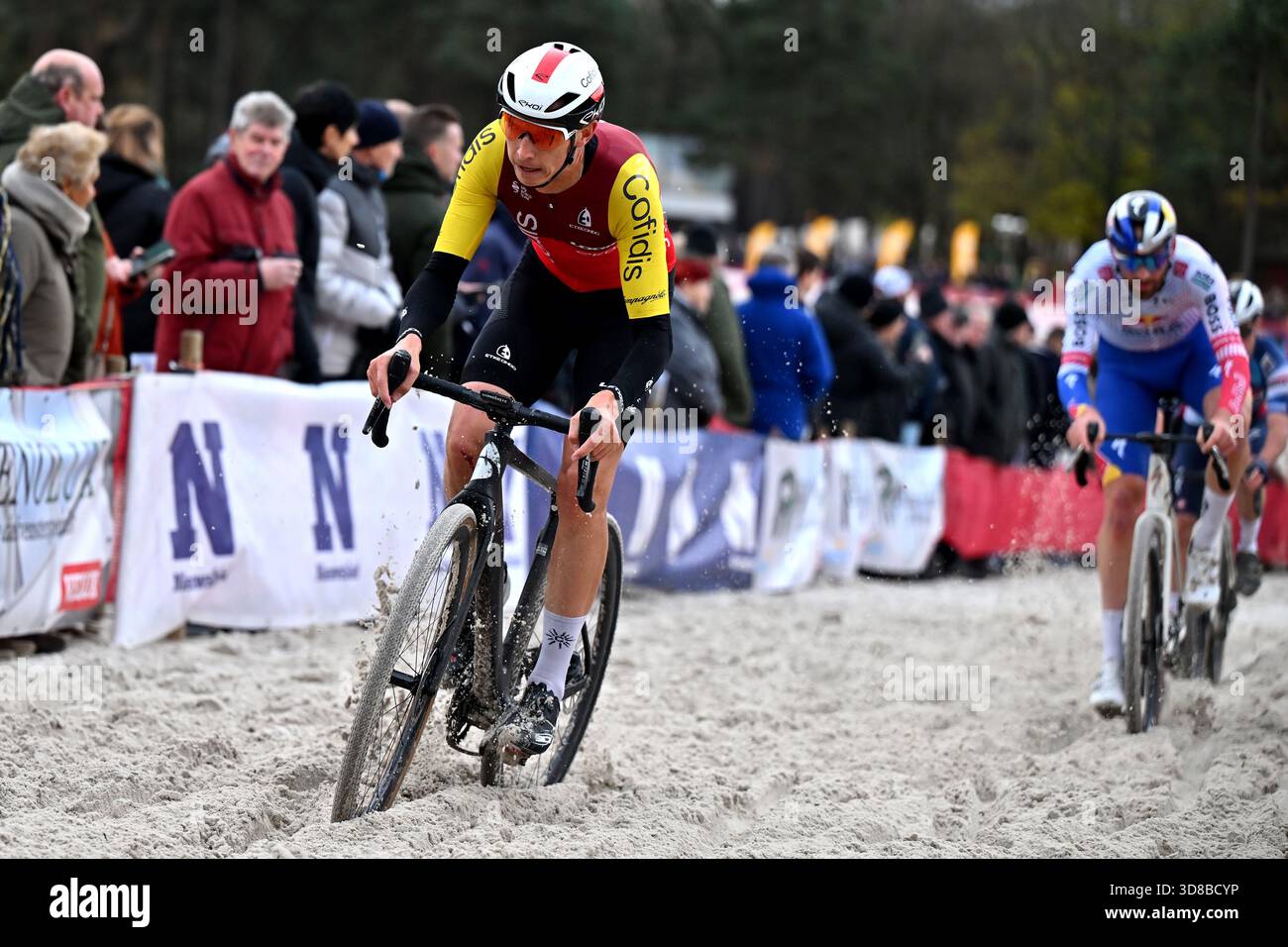 Dylan Teuns pictured in action during the 'Boonen and Friends' cyclocross cycling event for ...