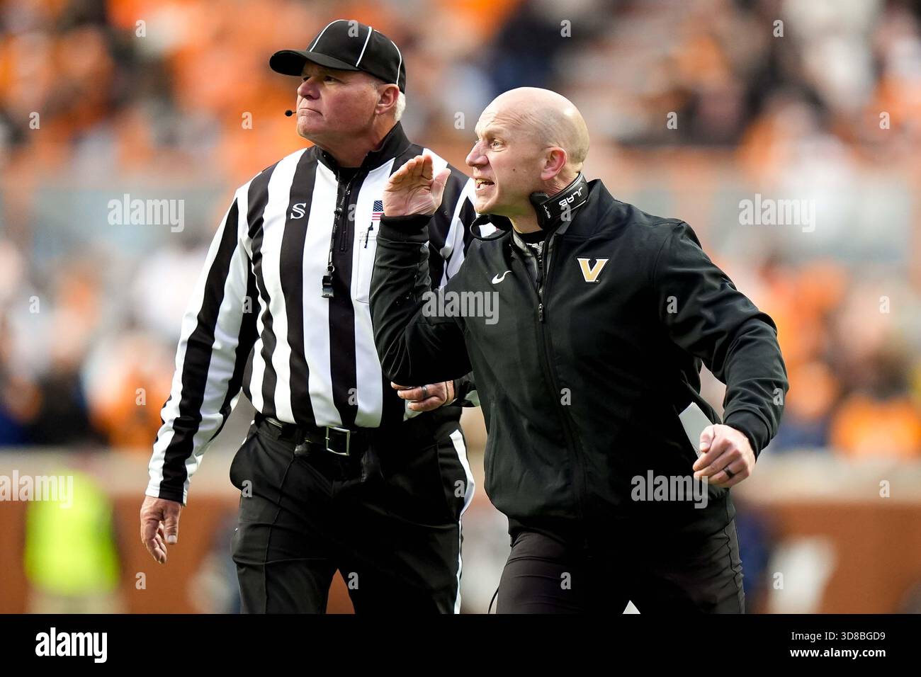 November 29, 2025, Knoxville, Tennessee, USA: Vanderbilt head coach ...