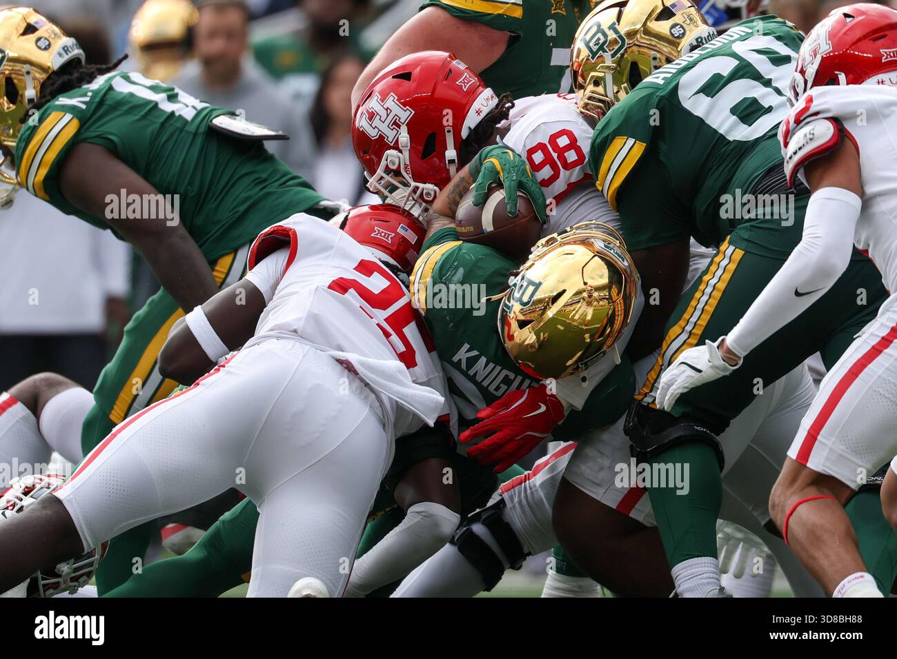 WACO, TX - NOVEMBER 29: Running back Caden Knighten #22 of the Baylor ...