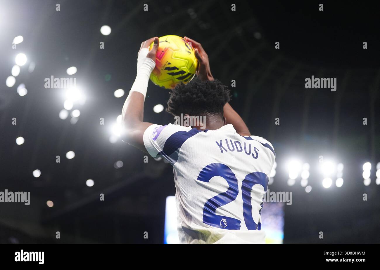 Tottenham Hotspur's Mohammed Kudus during the Premier League match at ...