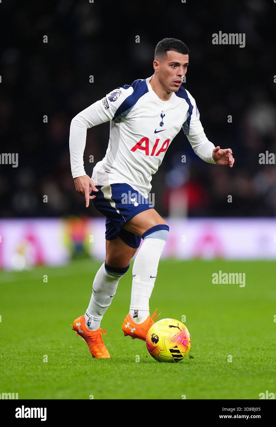 Tottenham Hotspur's Pedro Porro during the Premier League match at ...