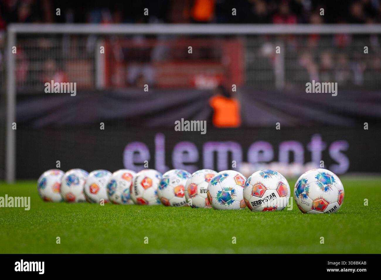 Berlin, Germany. 29th, November 2025. Match balls from Derbystar seen ...