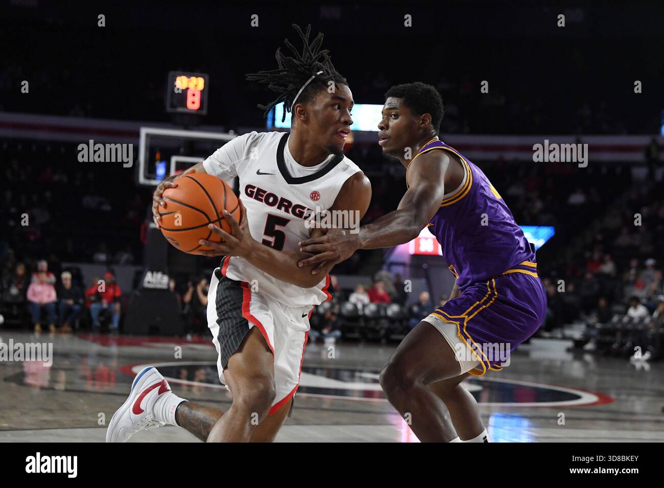 ATHENS, GA - NOVEMBER 29: Guard Jeremiah Wilkinson #5 of the Georgia ...