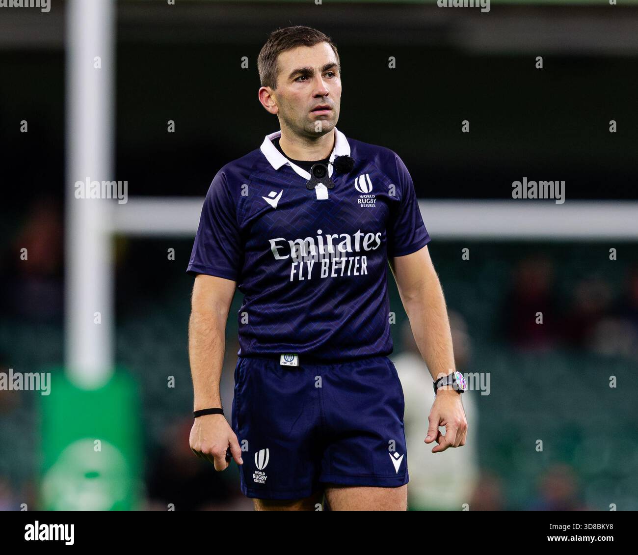 Cardiff, Wales, UK, 29 November 2025. Referee Luc Ramos during the ...