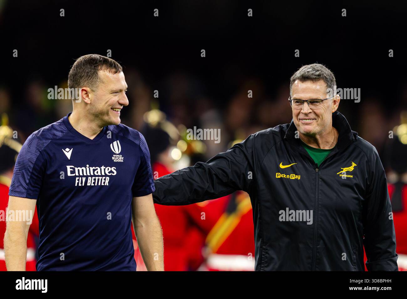 Cardiff, Wales, UK, 29 November 2025. Assistant Referee Matthew Carley ...