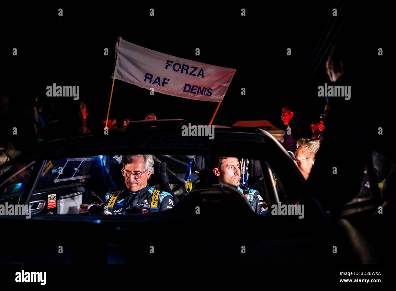 ASTIER Raphael, GIRAUDET Denis, Alpine A110 GT+, CHL Sport Auto, portrait during the Rallye du ...