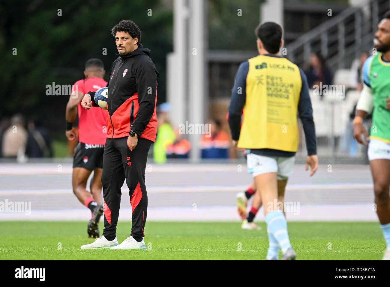 Karim Ghezal of Lyon during the Top 14 match between Bayonne and Lyon on November 29, 2025 at ...