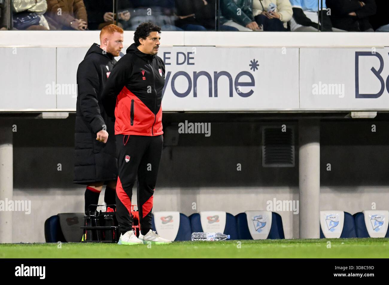 Karim Ghezal of Lyon during the Top 14 match between Bayonne and Lyon ...