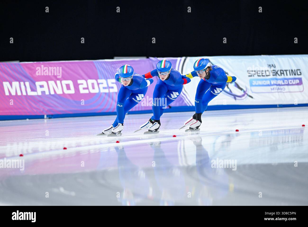 Milan, Italy November 29, 2025 ISU Junior Speed Skating World Cup 2025 ...