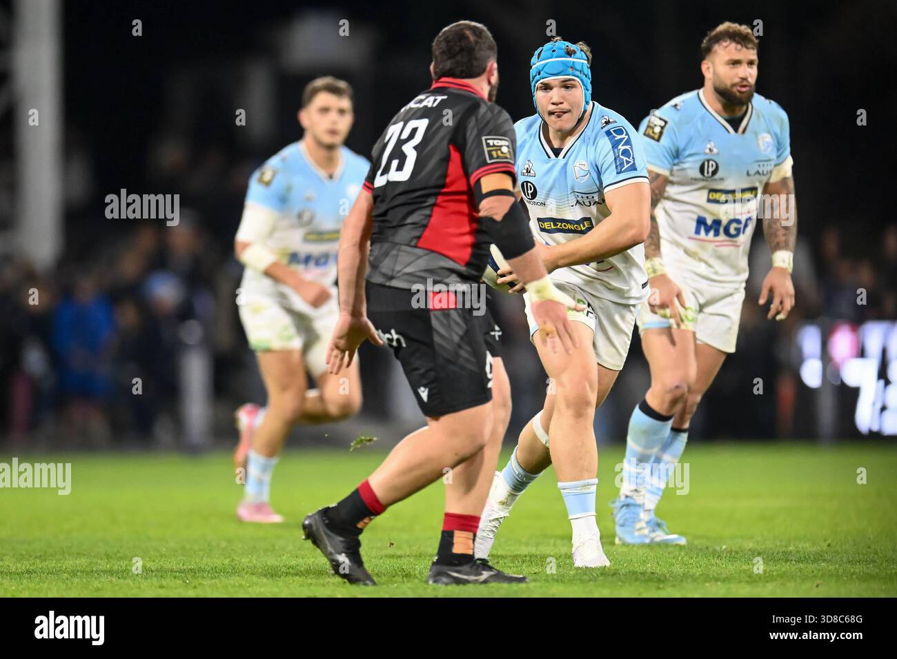 Lucas Martin of Aviron Bayonnais during the Top 14 match between ...