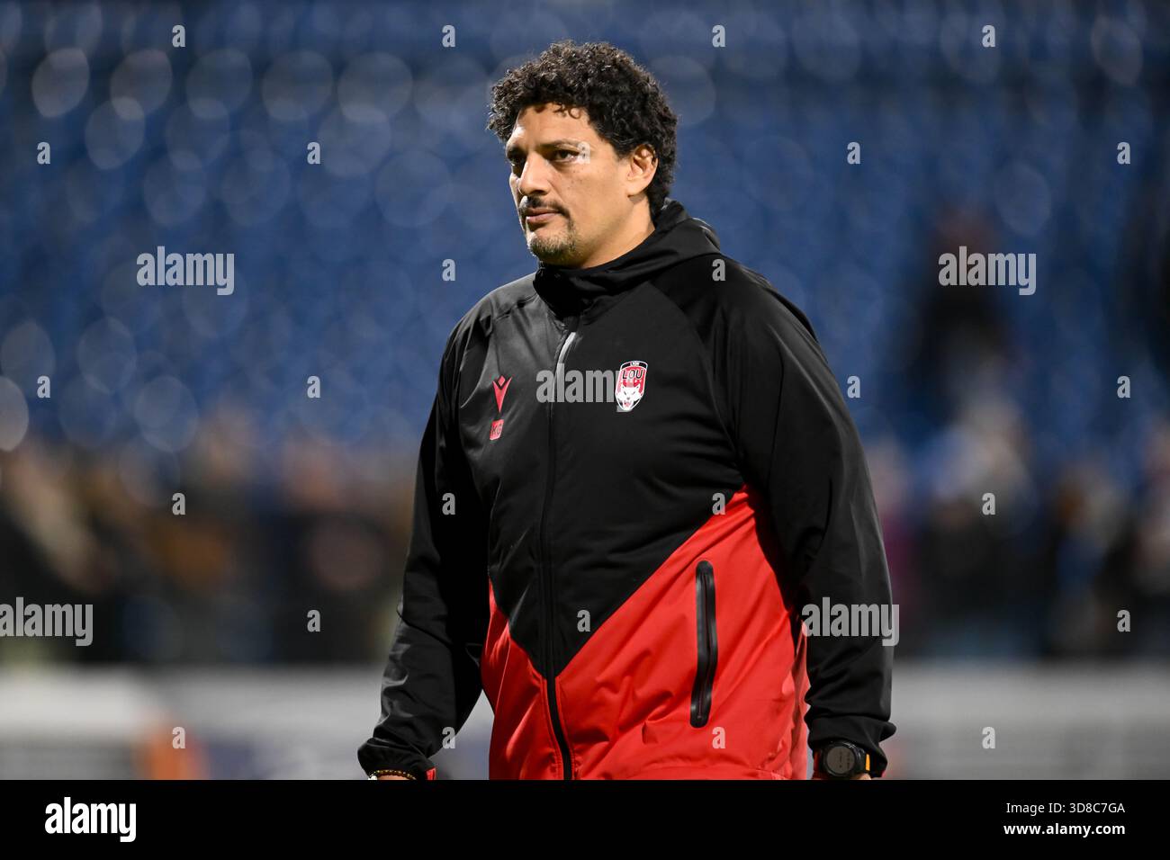 Karim Ghezal of Lyon during the Top 14 match between Bayonne and Lyon ...