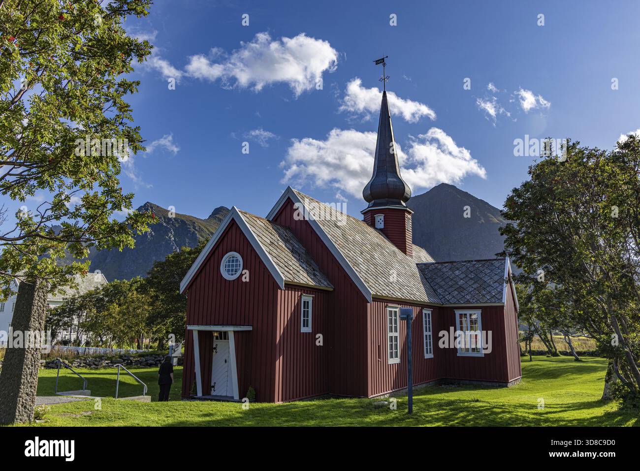 Flakstad church flakstadoya lofoten hi-res stock photography and images ...