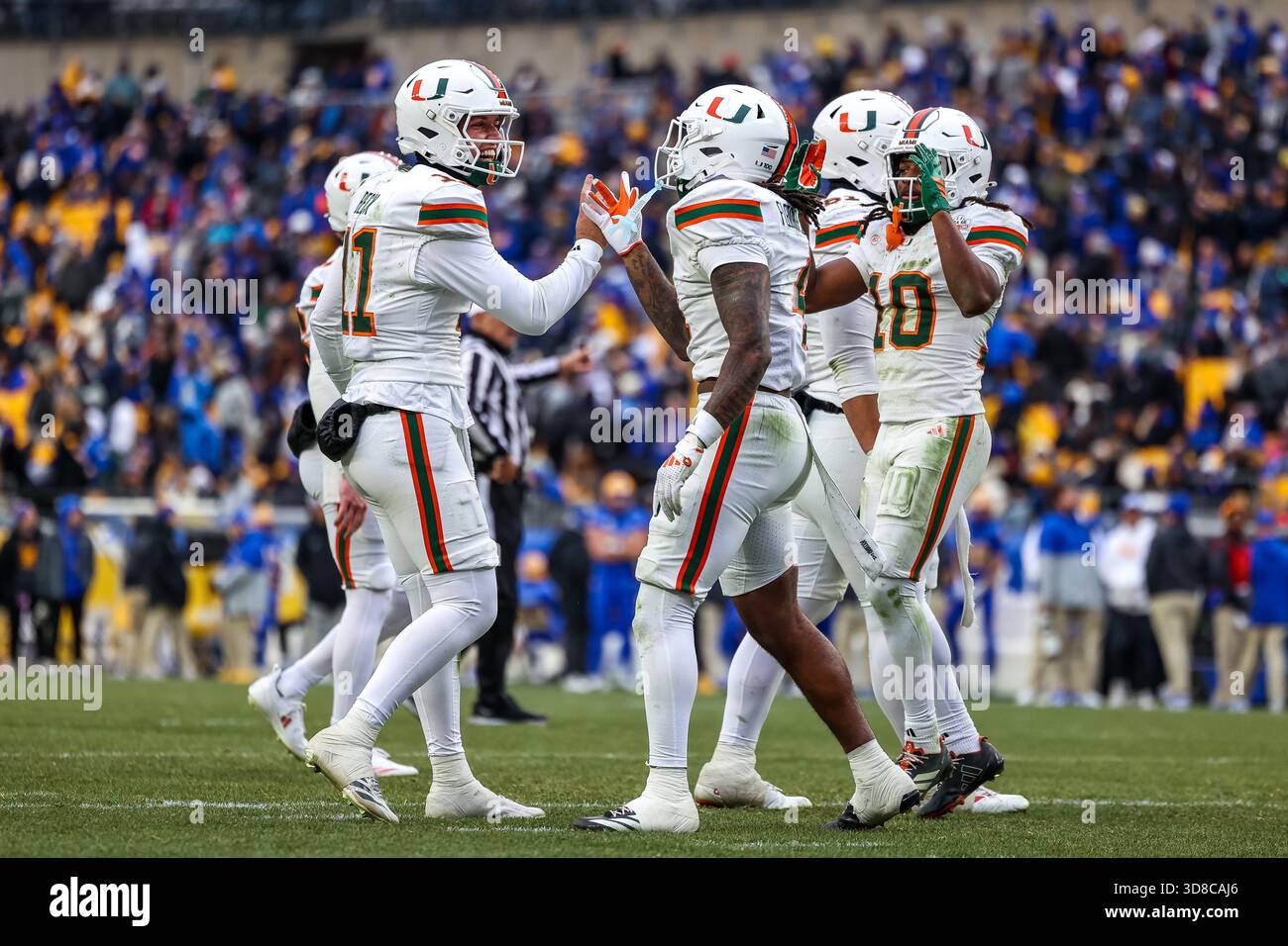 November 29, 2025: Miami Hurricanes running back Mark Fletcher Jr. (4 ...