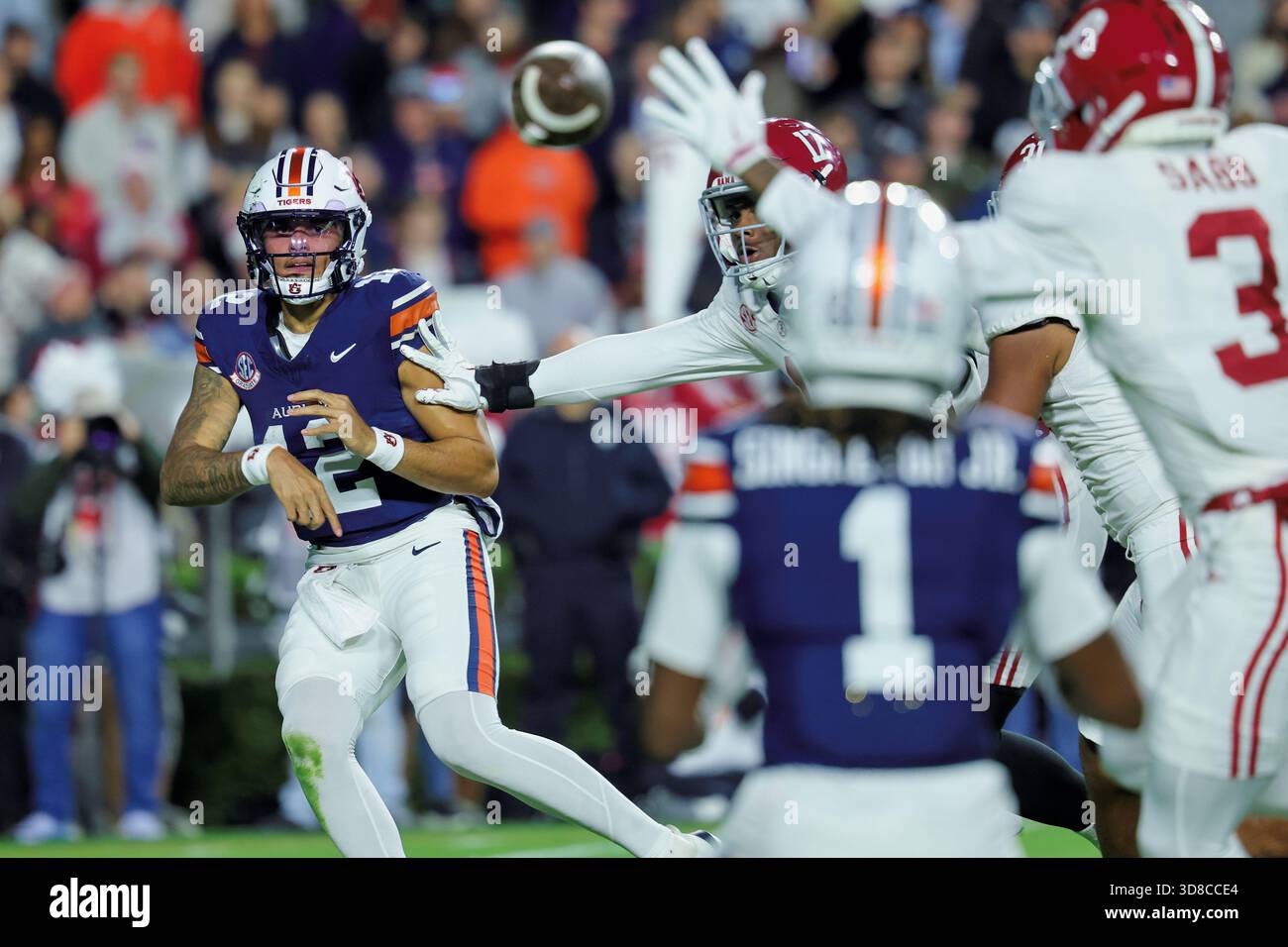 AUBURN, AL - NOVEMBER 29: Auburn Tigers Quarterback Ashton Daniels (12 ...