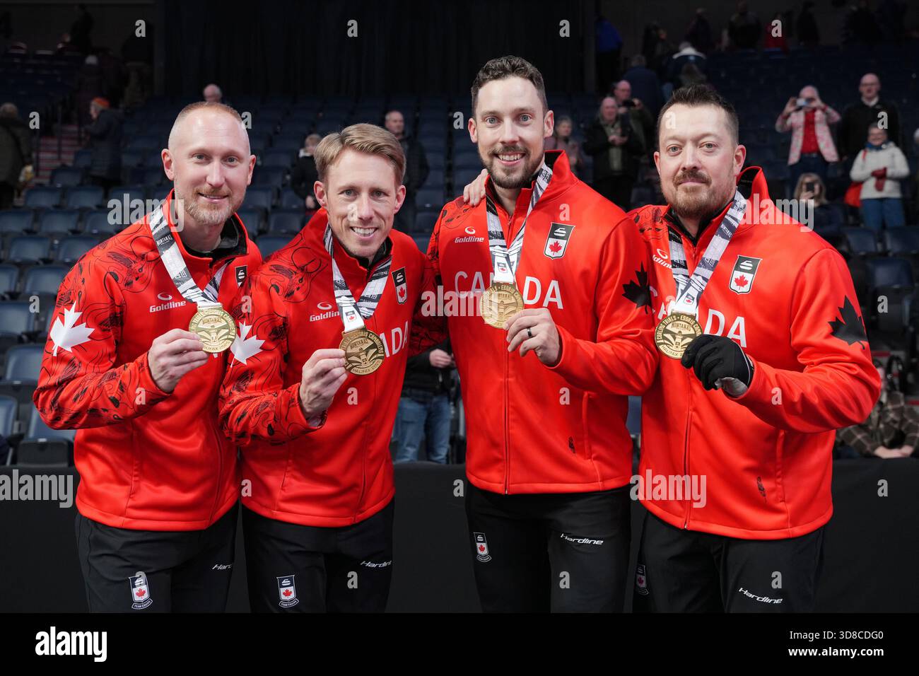 Team Jacobs, from left, Brad Jacobs, Marc Kennedy, Brett Gallant and ...