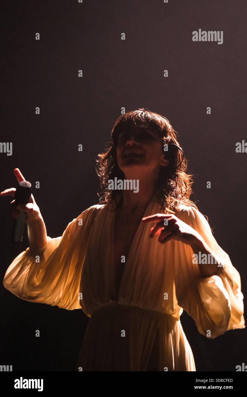 Italian singer, Elisa Toffoli performs live on stage during the Palasport Live 2025 tour at the ...