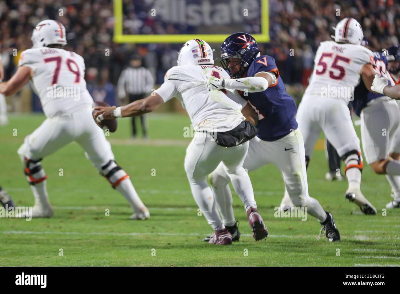 November 29, 2025: Virginia Cavaliers linebacker Maddox Marcellus (11 ...