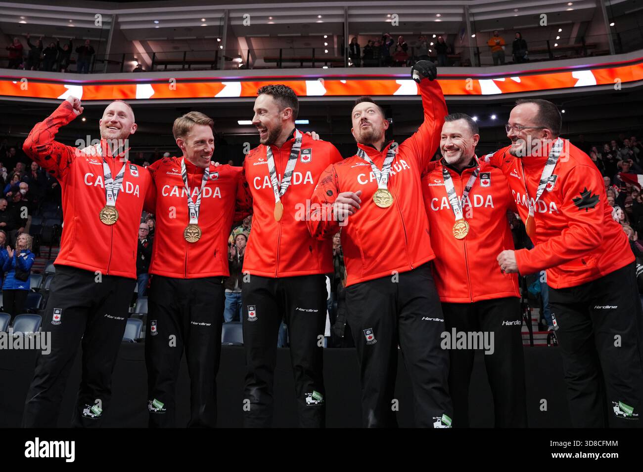 Team Jacobs, from left to right, Brad Jacobs, Marc Kennedy, Brett ...
