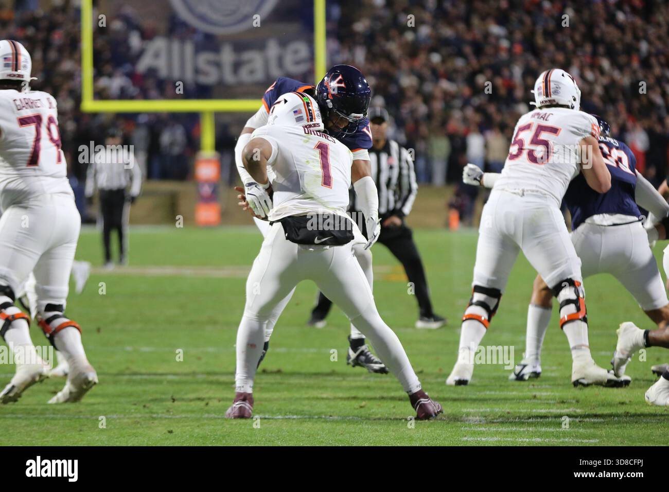 November 29, 2025: Virginia Cavaliers linebacker Maddox Marcellus (11 ...