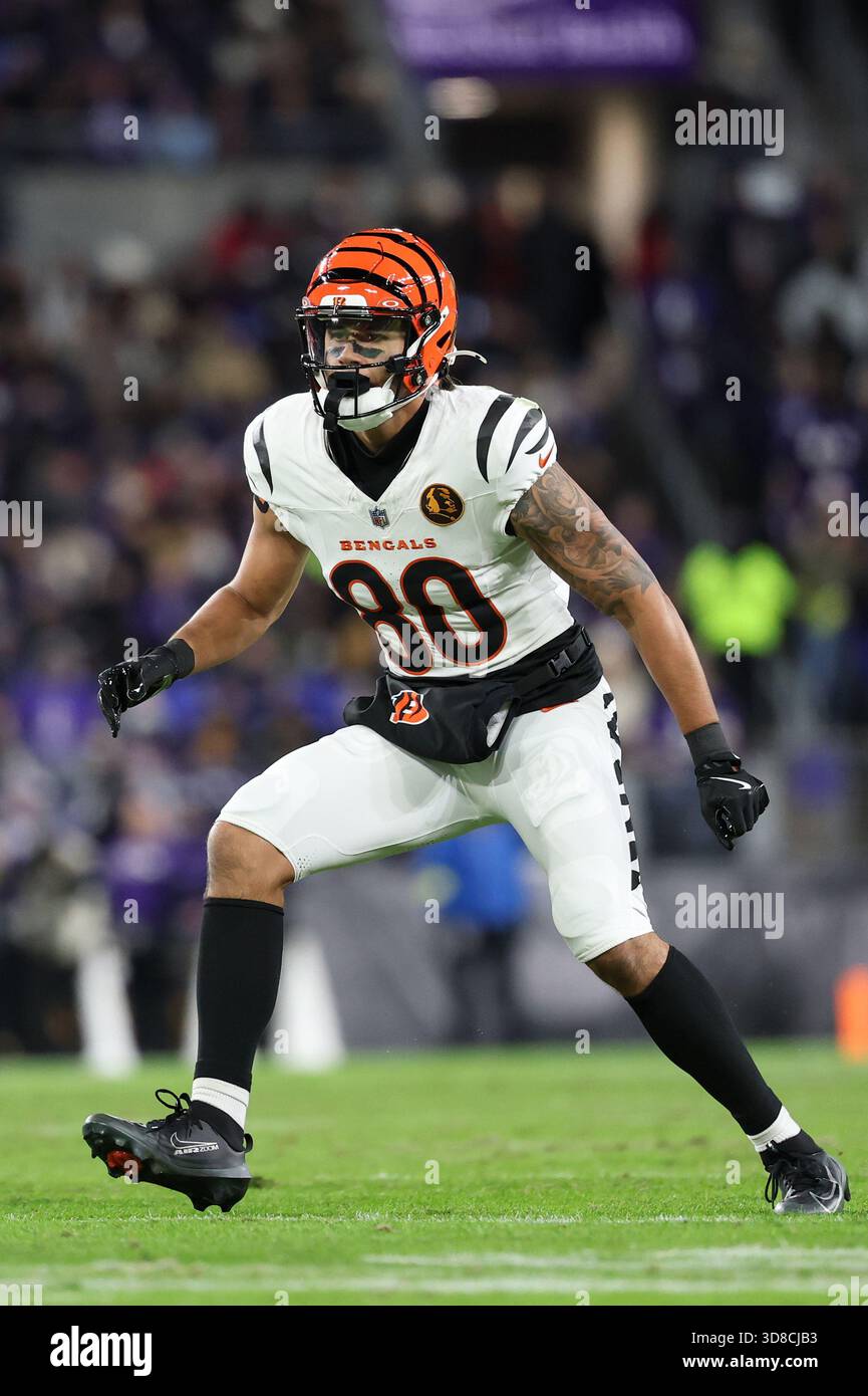 Cincinnati Bengals wide receiver Andrei Iosivas (80) in action during ...