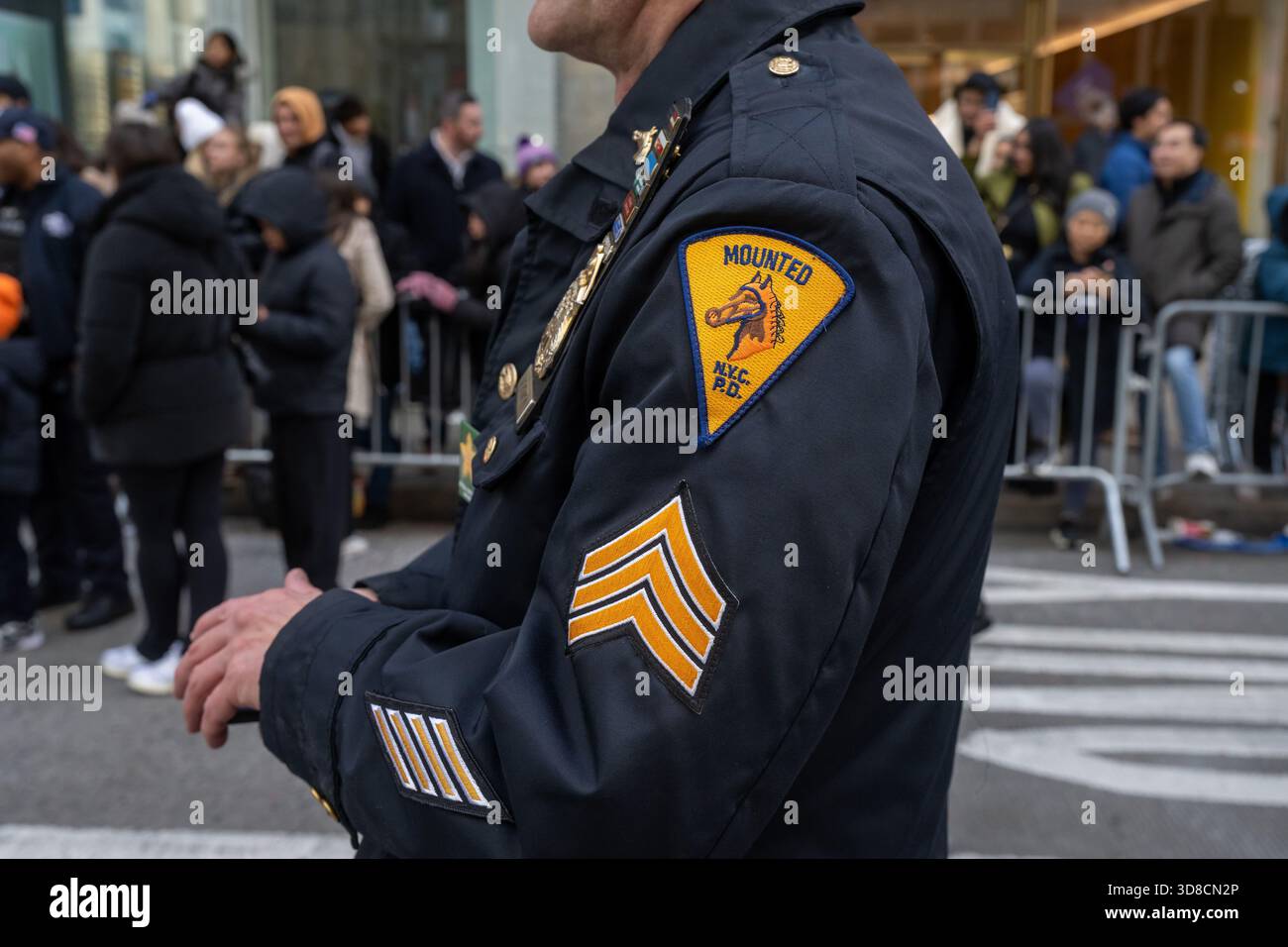 The NYPD Mounted Unit members participate in the Macy's Annual ...