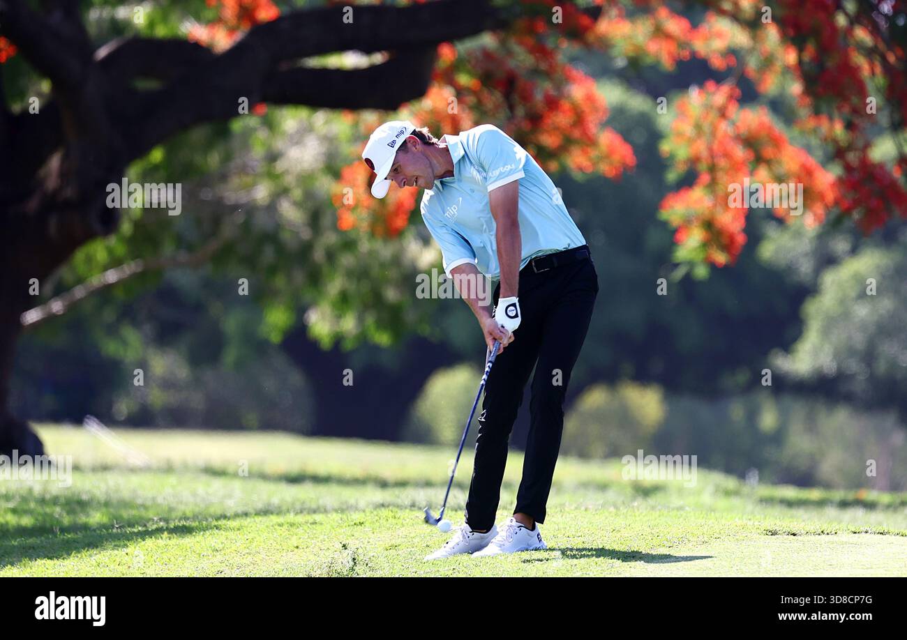 Spain's David Puig during the Final Round of the Australian PGA ...