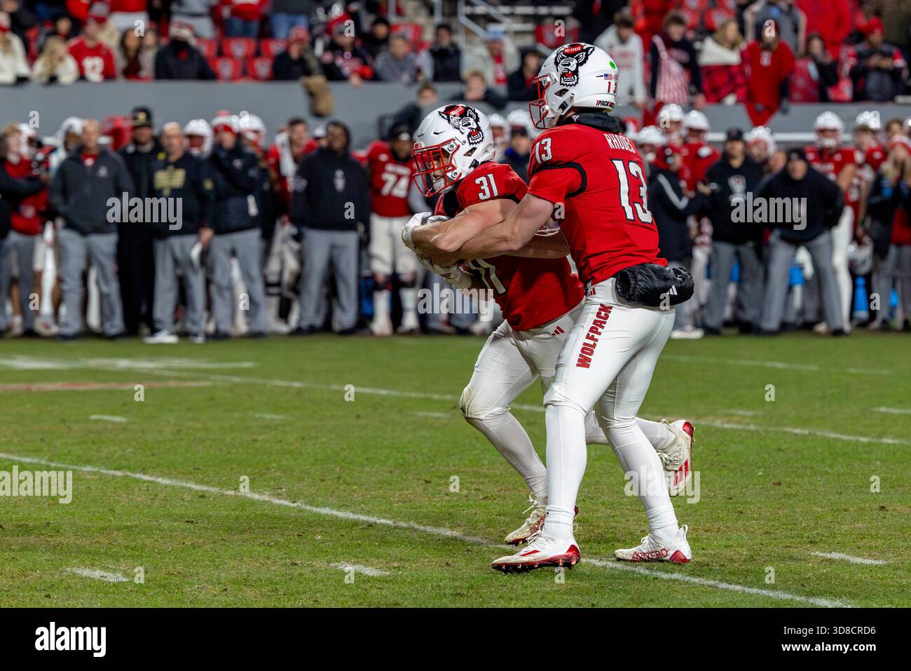 November 29, 2025, Raleigh, North Carolina, USA: NC State Wolfpack ...