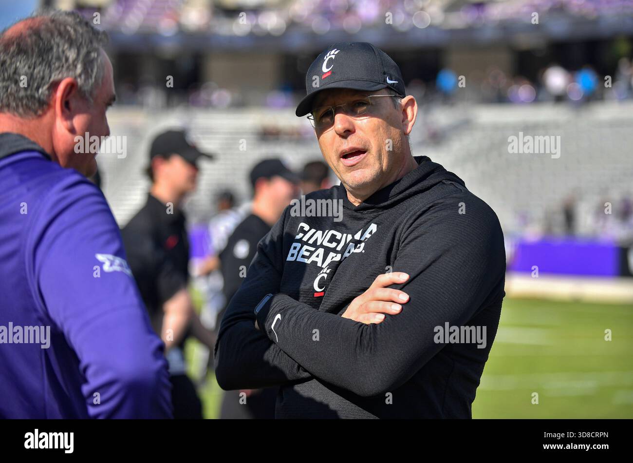 November 29, 2025: Cincinnati Bearcats coach Scott Satterfield before a ...