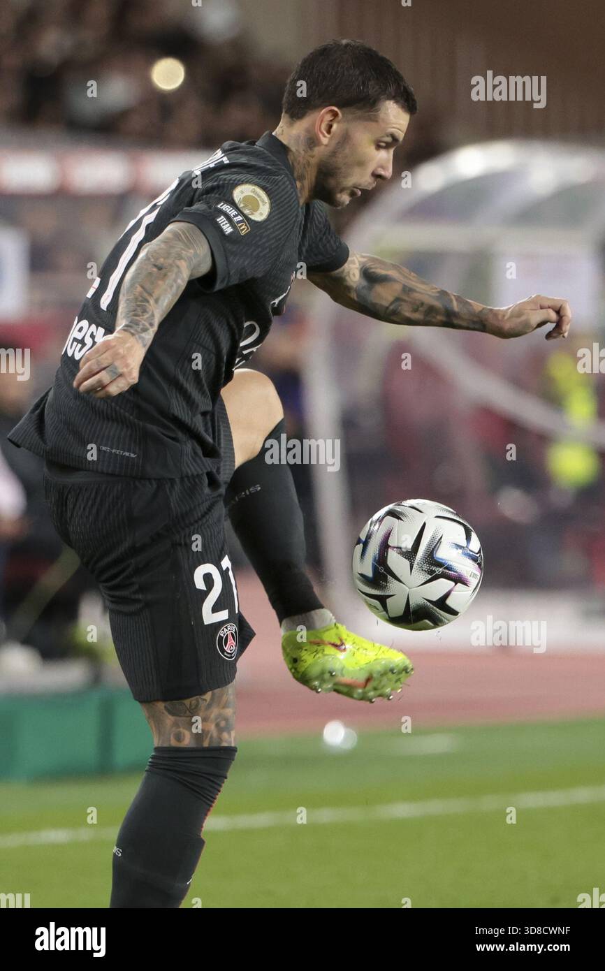 Lucas Hernandez of PSG during the French championship Ligue 1 football ...