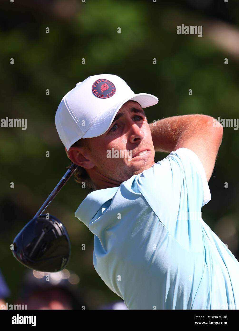 Spain's David Puig in action during the Final Round of the Australian ...