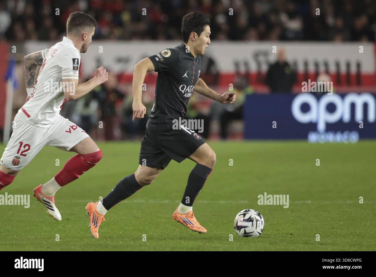 Lee Kang-in of PSG during the French championship Ligue 1 football ...