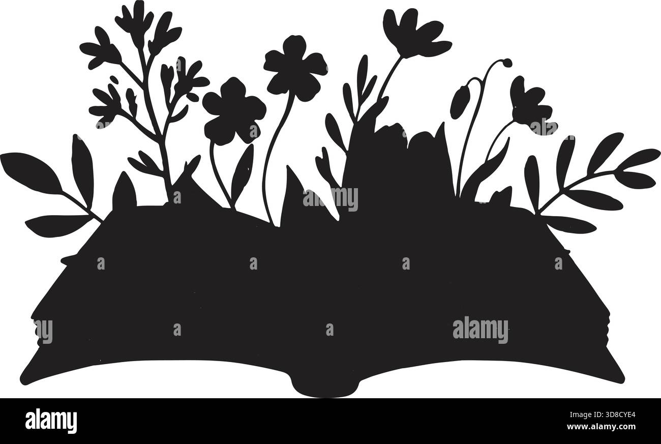 Simple black book white Stock Vector Images - Alamy