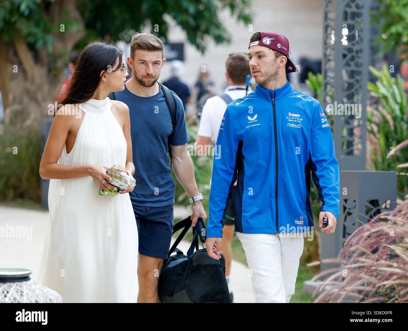 GASLY Pierre (fra), Alpine F1 Team A525, portrait andFrancisca 'Kika ...