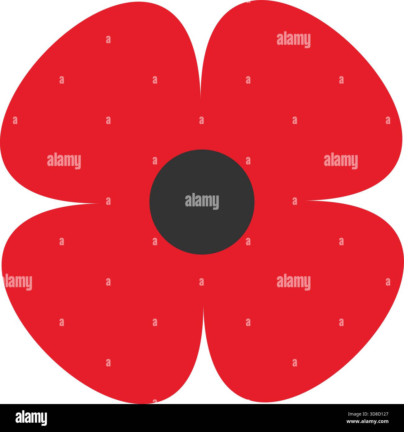 Anzac day red poppy Cut Out Stock Images & Pictures - Alamy