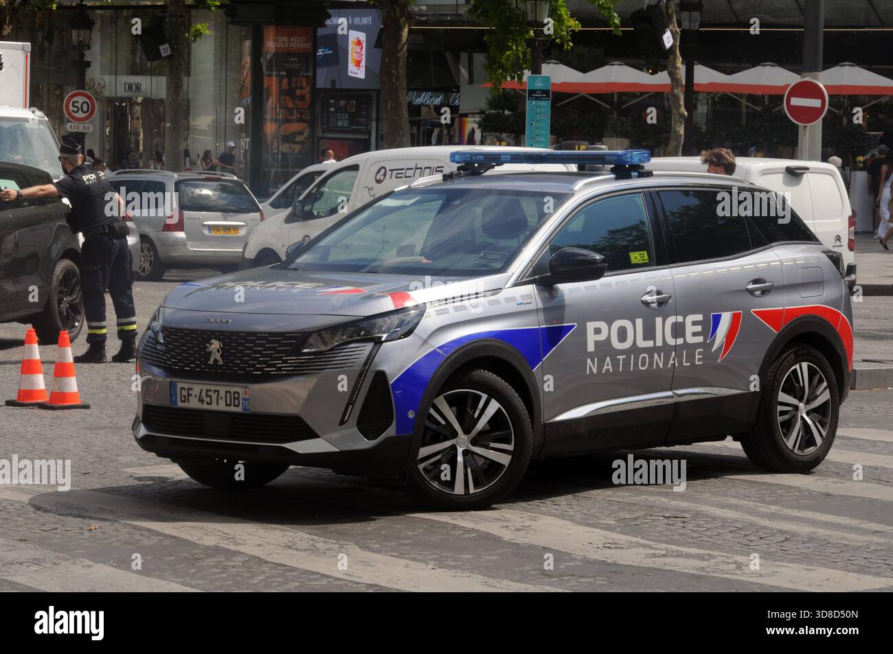French Police Car, Police Nationale, Paris, France Stock Photo - Alamy