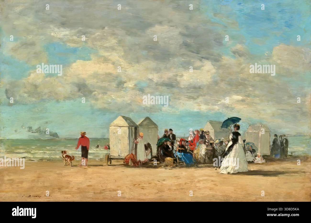 Atmospheric coastal scene Stock Vector Images - Alamy