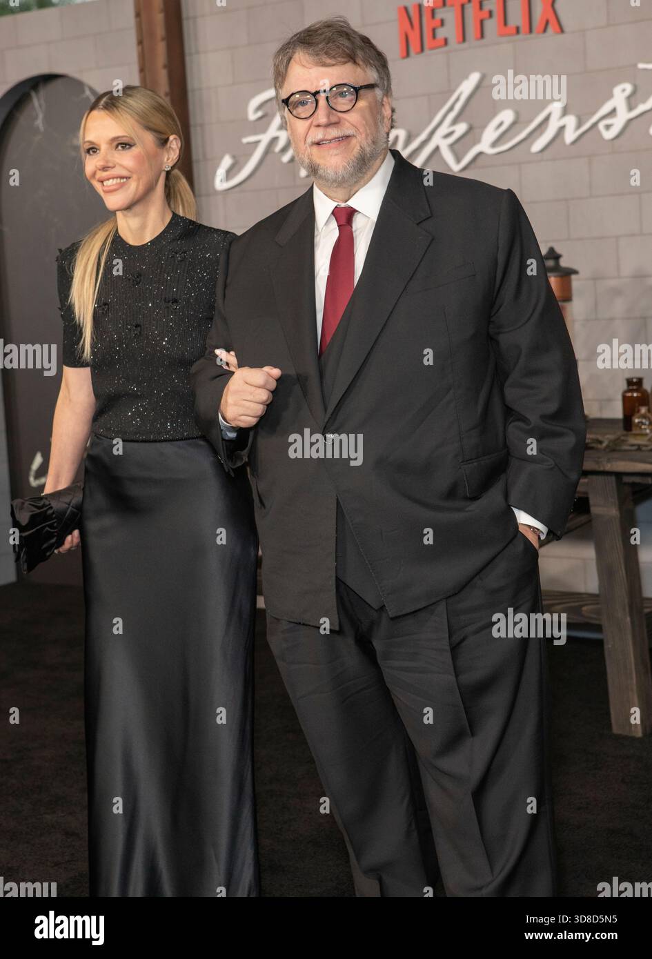 Kim Morgan and Guillermo del Toro attend Netflix's premiere of ...