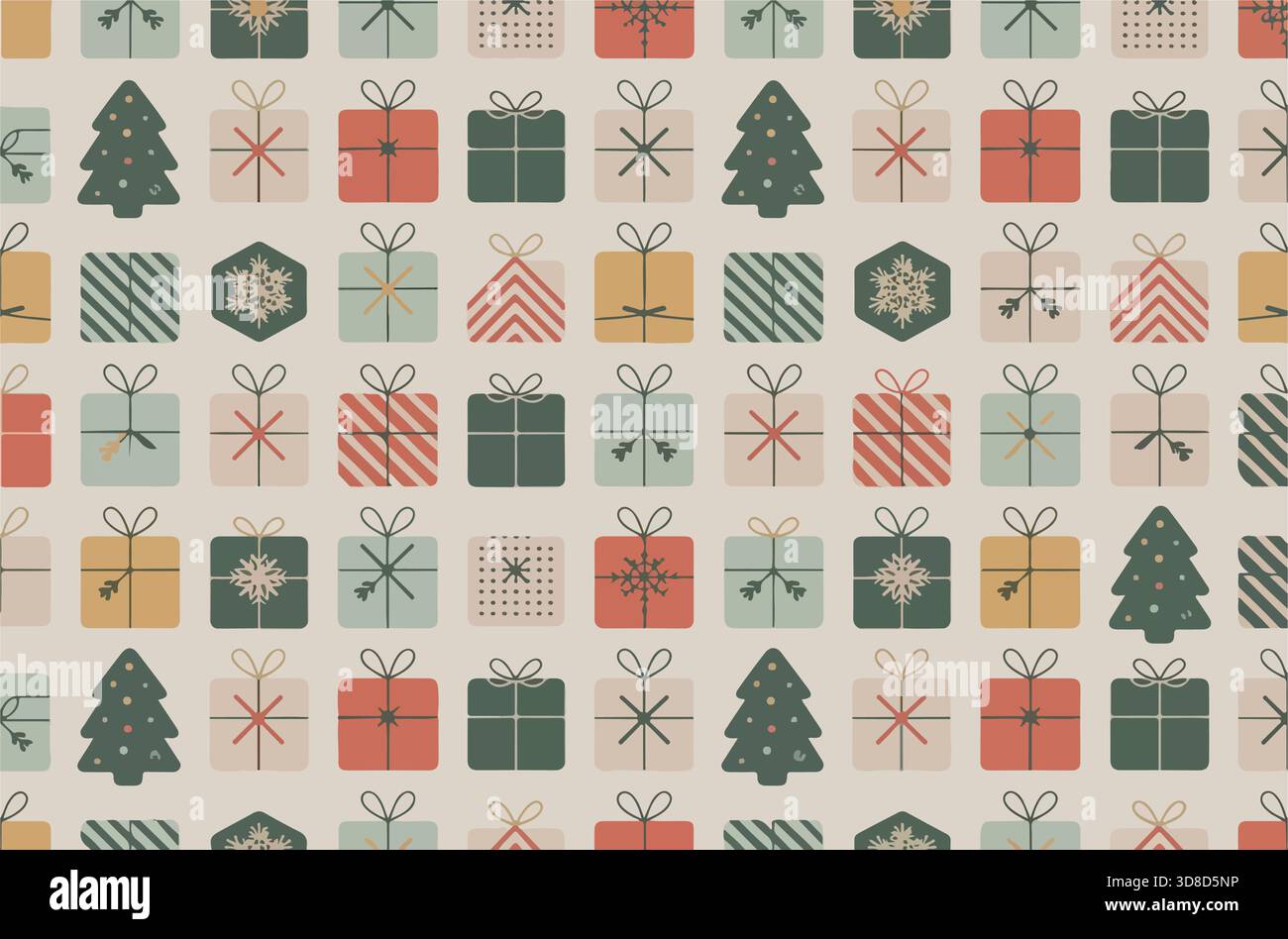 Paper christmas gifts Stock Vector Images - Alamy