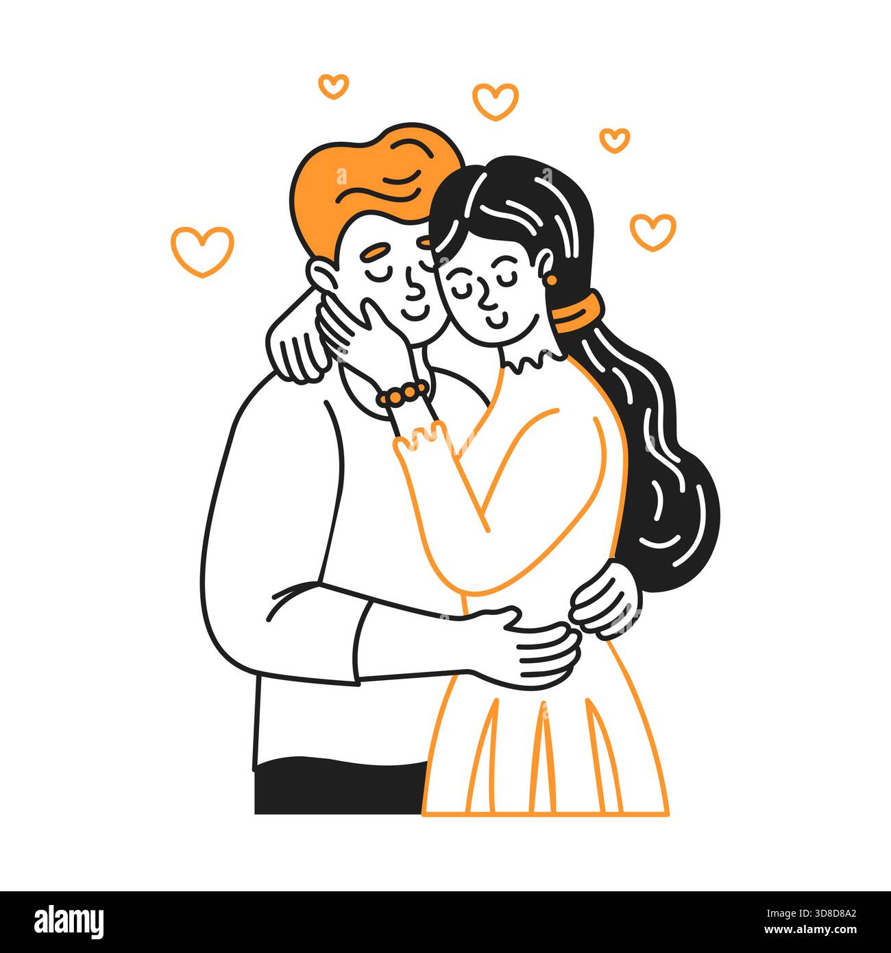 Share a romantic Stock Vector Images - Alamy