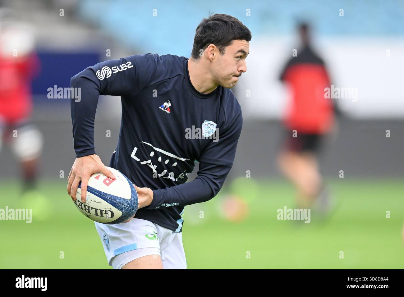 Baptiste Tilloles of Bayonne during the Top 14 match between Bayonne ...
