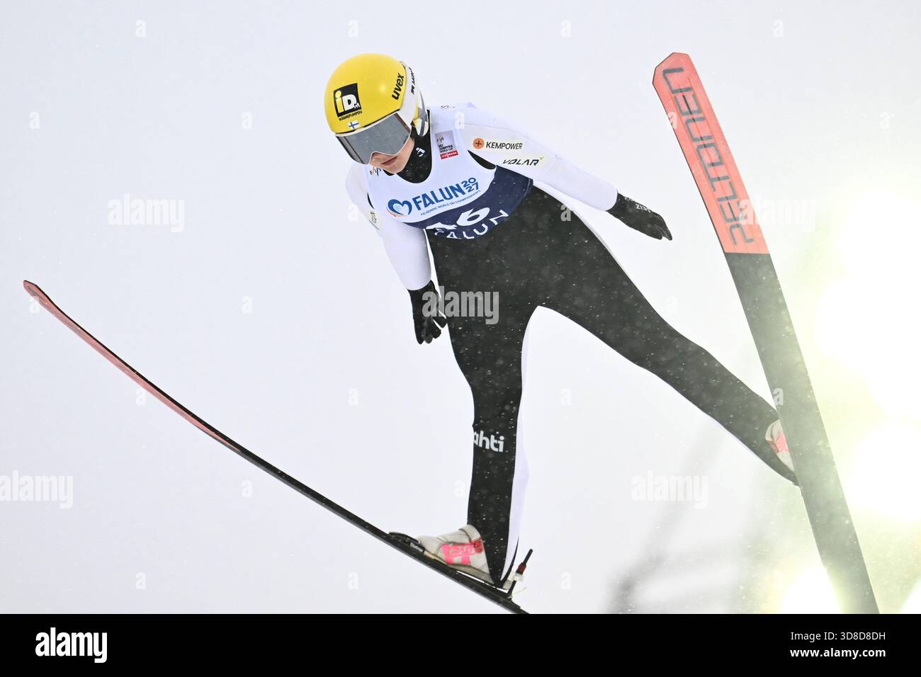 FALUN, SWEDEN 20251130Heta Hirvonen, Finland, jumps in the Women's Ski ...