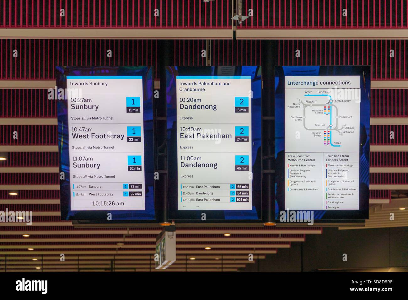 Parkville train station map hi-res stock photography and images - Alamy