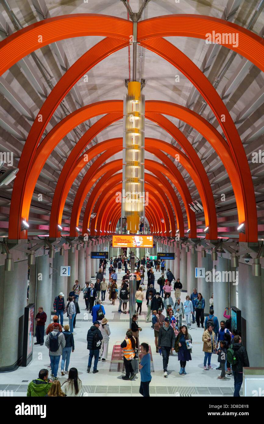Melbourne, VIC, Australia. November 30, 2025. - Passengers navigate the ...