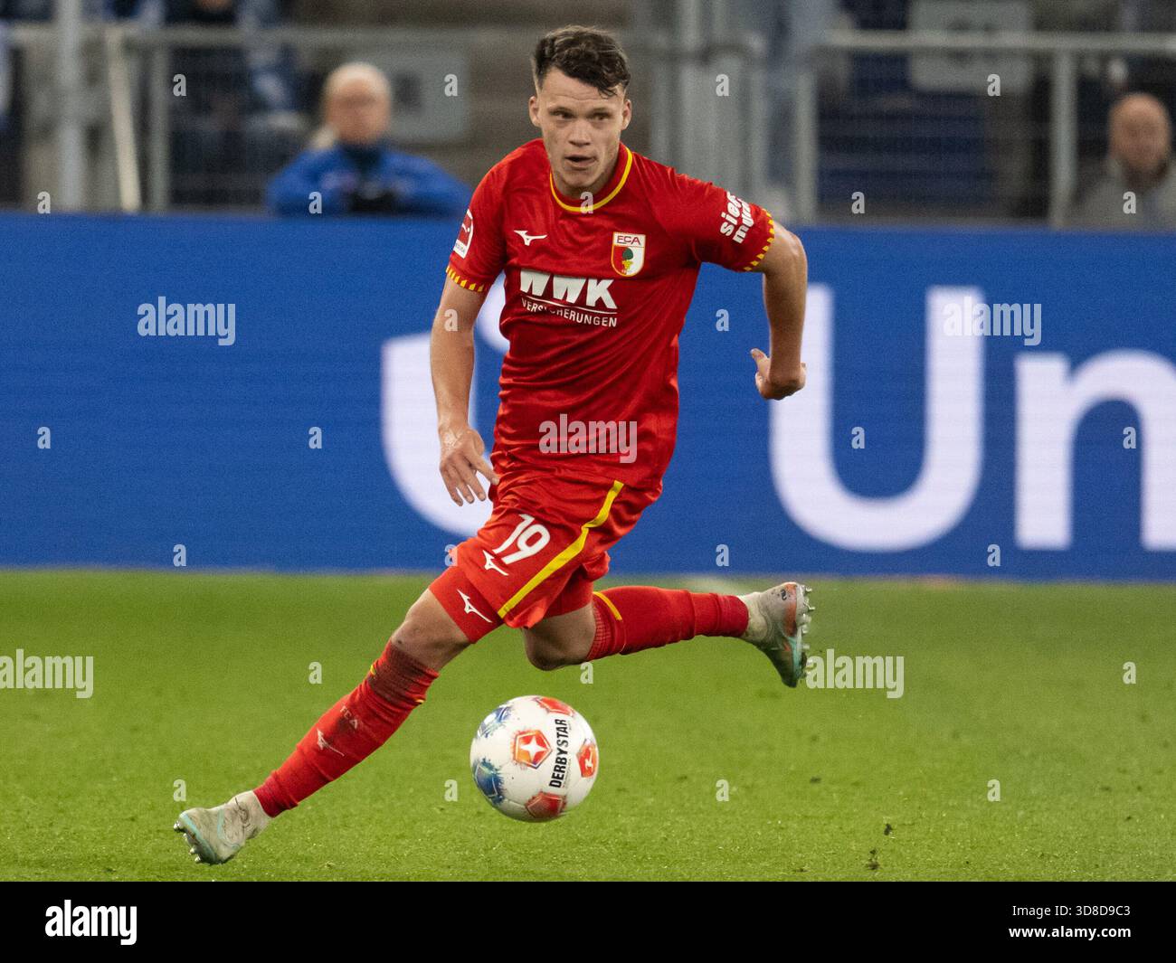 Robin Fellhauer (FC FC Augsburg, #19) GER, TSG 1899 Hoffenheim vs. FC ...