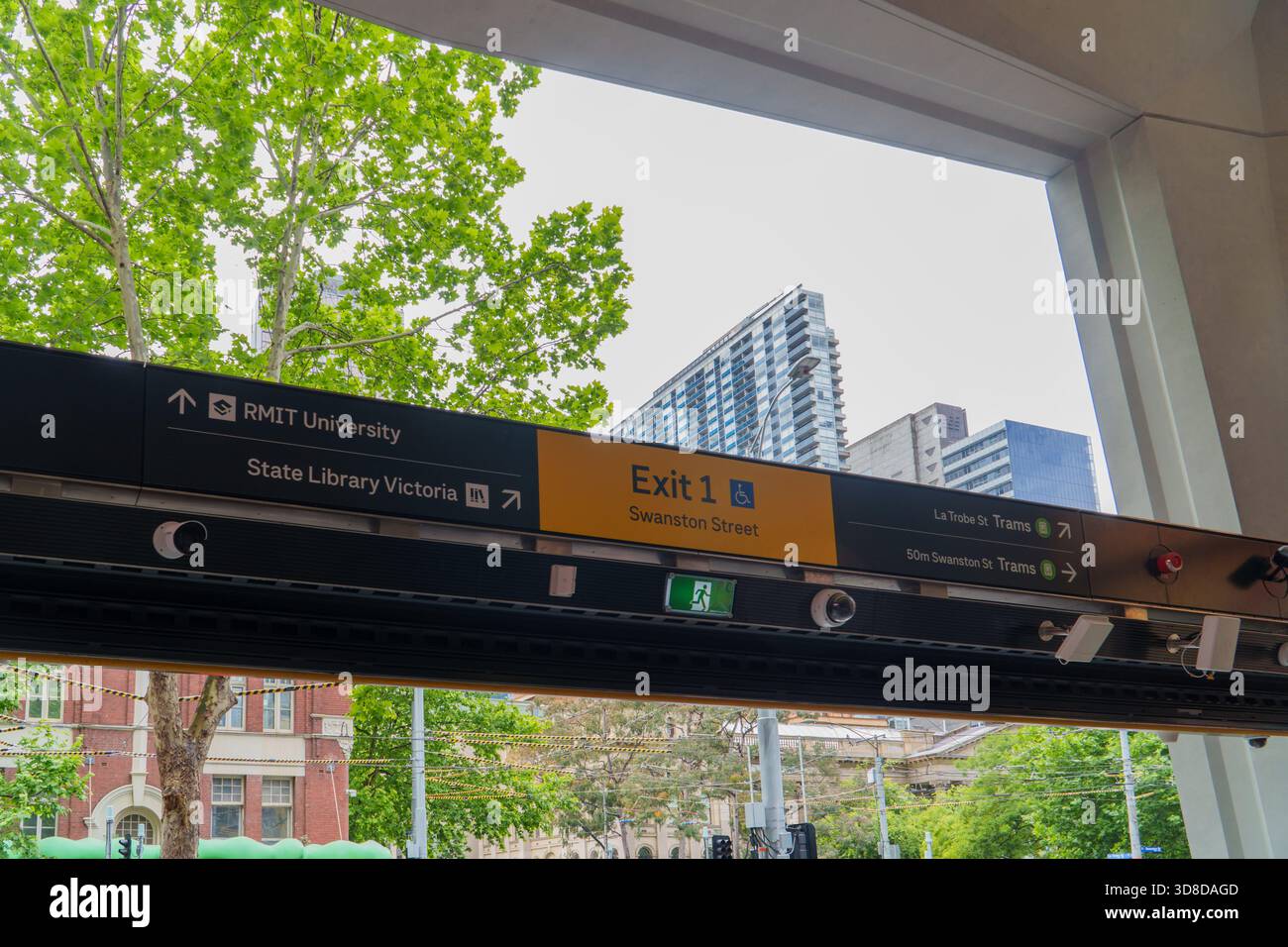 Melbourne, VIC, Australia. November 30, 2025. - A modern station's ...